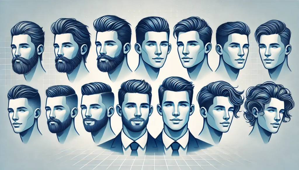 Hairstyle for Men's Face Shape: Find the Best Haircut for Your Features ...
